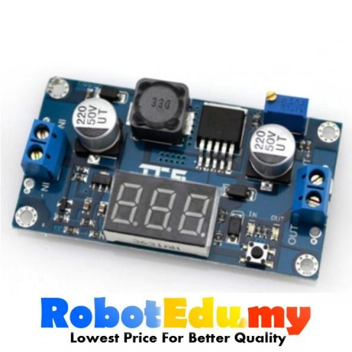 Arduino LM2596 DC DC Step Down Voltage Regulator Module With Display