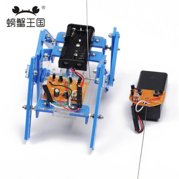 DIY Remote Control ; RC Hexapod Spider Robot Educational Assembly Kit