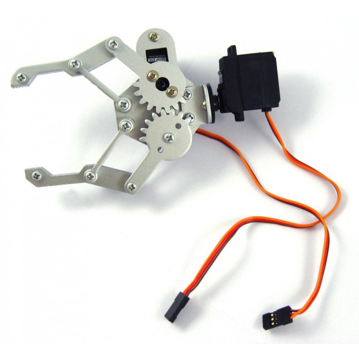 2 DOF Robotics Aluminium Robot Arm Hand Gripper / Clamp / Claw for ...