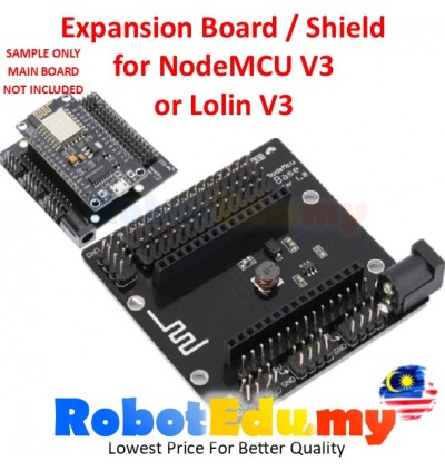 ESP32 / NodeMCU V2 / LoLin V3 IO Voltage 5V GND Pin Expansion Shield ...