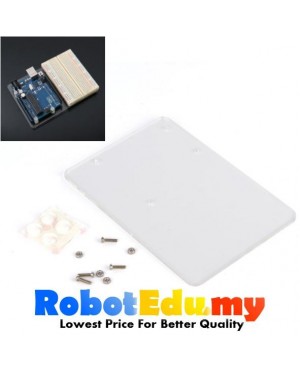 Arduino UNO R3 Acrylic Base Breadboard Experimental Platform Plate