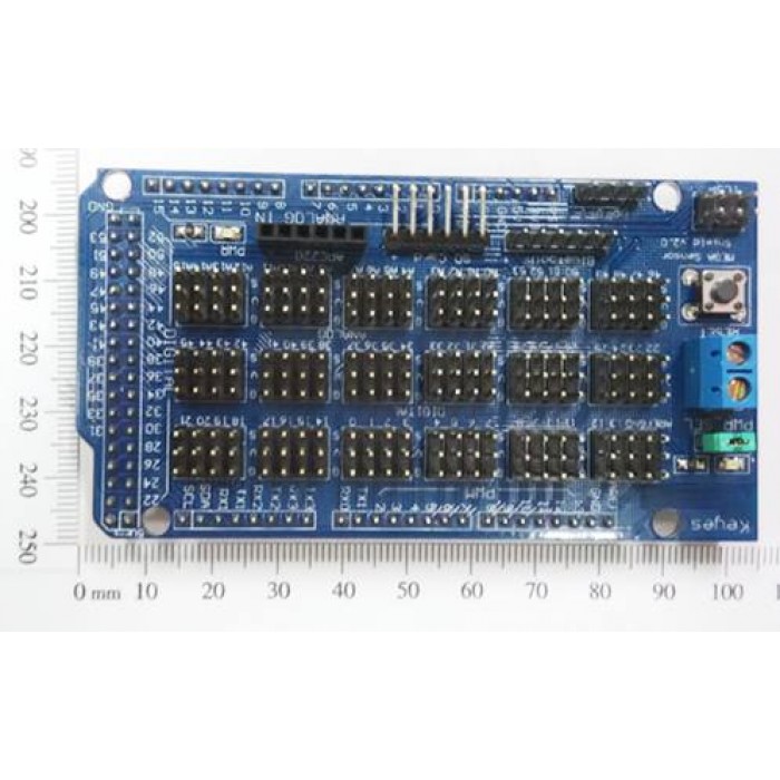 MEGA 2560 Sensor Shield V1.0 I/O Pin Header Sensor Servo Expansion ...