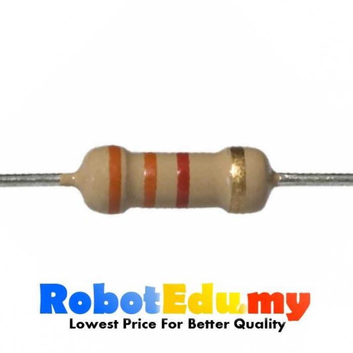 Electronic Component - Resistor 0.25W 5% (3.3K)*[10pcs]