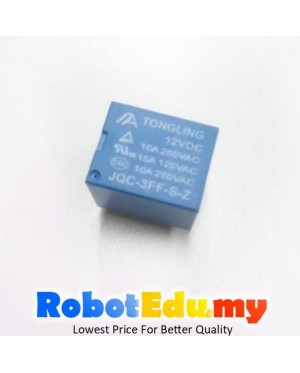 Electronic Component-SPDT 12V 12vDC 10A 30VDC 250VAC Relay SRD(5 pin)