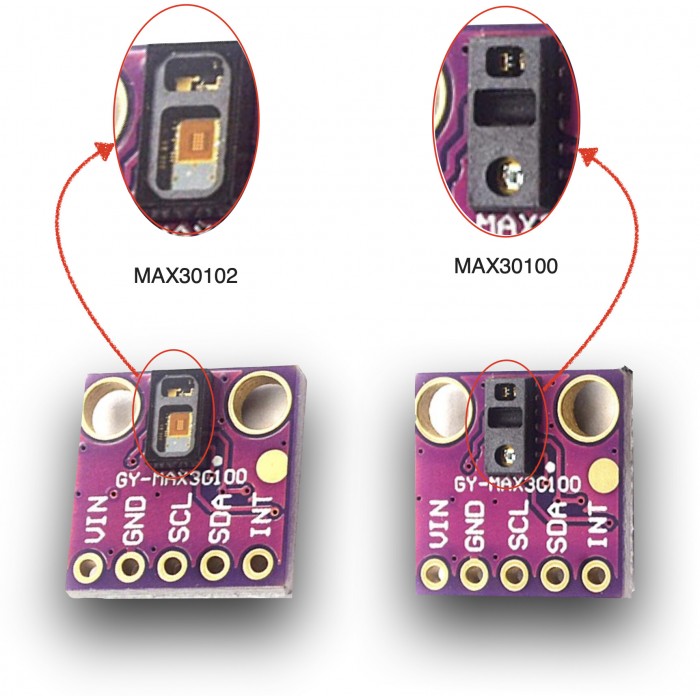 MAX30102 Pulse Heart Rate Oximeter Sensor PulseSensor Heartbeats Beat ...