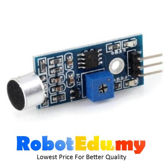 Arduino Microphone Adjustable Sound Detection Mic Sensor Module 3-pin