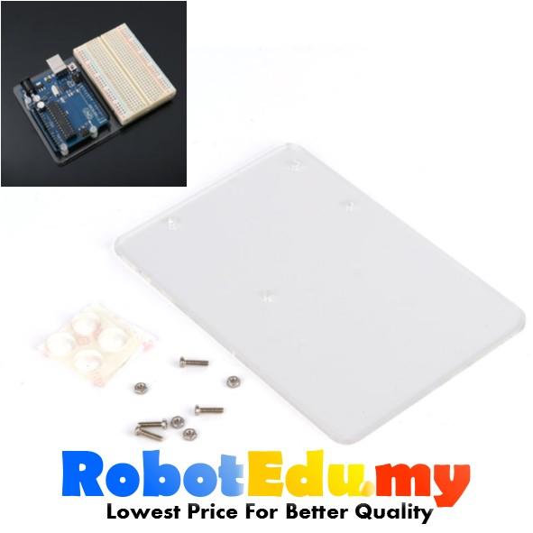 Arduino UNO R3 Acrylic Base Breadboard Experimental Platform Plate