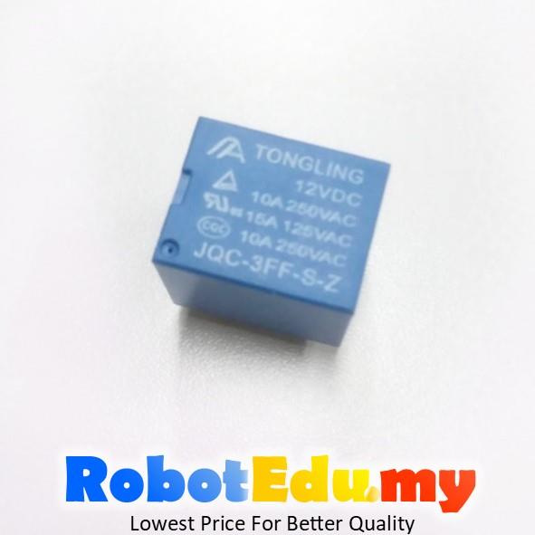 Electronic Component-SPDT 12V 12vDC 10A 30VDC 250VAC Relay SRD(5 pin)