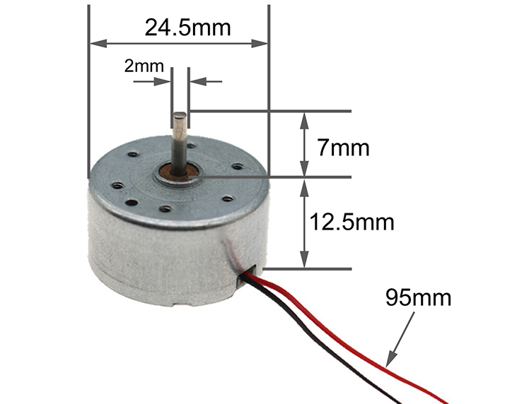 DC 3V (Rated) 1500RPM Mini 300 Solar Panel Sunlight Power Motor 1.5V 5V ...