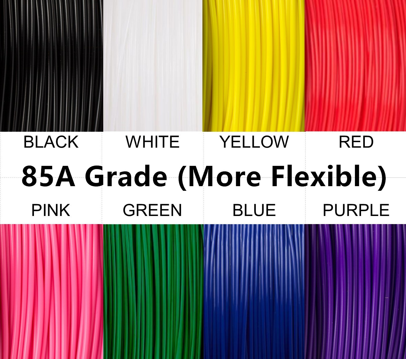 [NEW] High Quality 1KG 1.75mm SOFT FLEXIBLE FLEX 85A 95A TPU Filament ...
