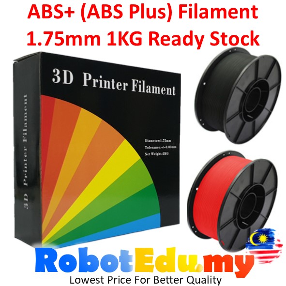 [NEW] High Quality 1KG 1.75mm ABS PLUS / ABS+ ABS Filament FDM 3D ...